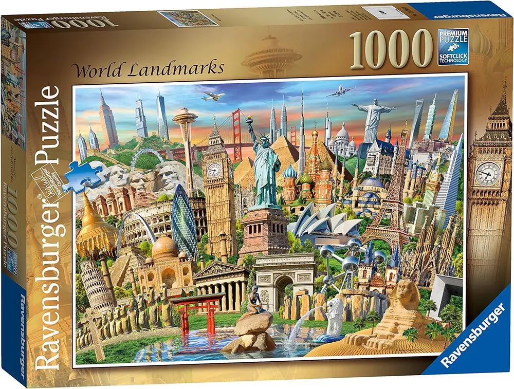 Puzzle slagalica 1000 delova Svetske znamenitosti Ravensburger 19798