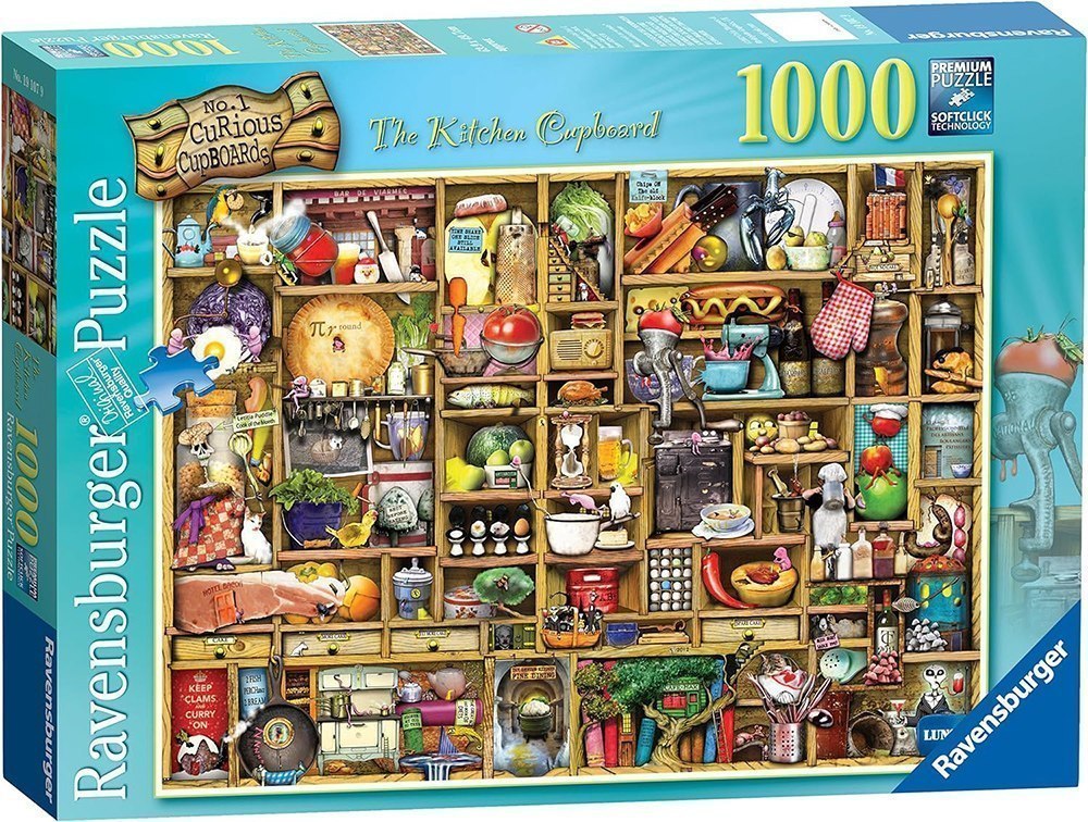 Puzzle slagalica 1000 delova Tajne kuhinjskog kredenca Ravensburger 19107