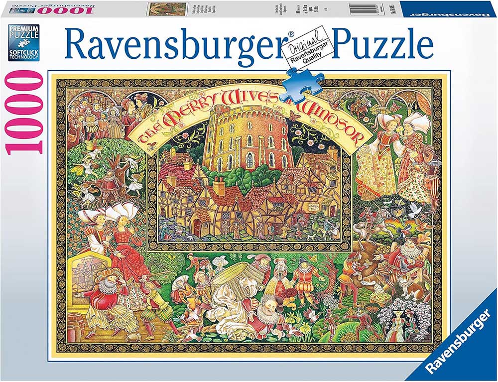 Puzzle slagalica 1000 delova Vesele žene Vindzorske Ravensburger 16809