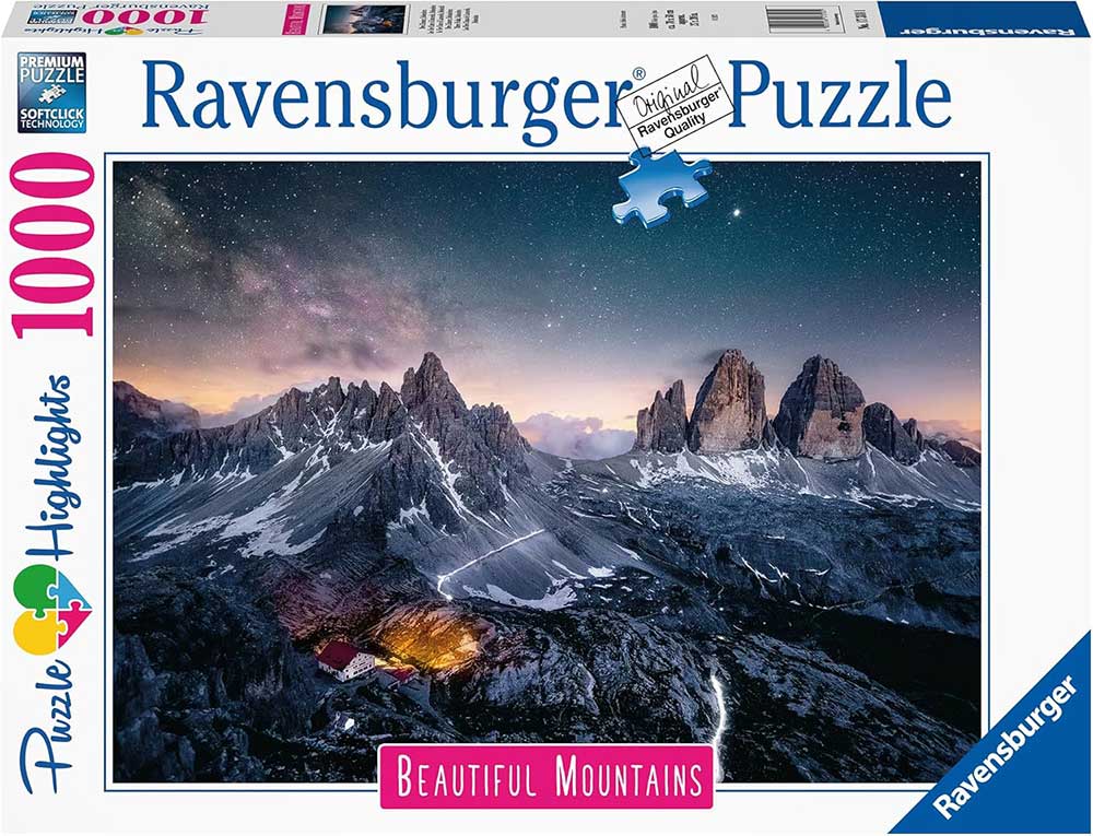 Puzzle 1000 delova Tri vrha Dolomiti Ravensburger 12000256