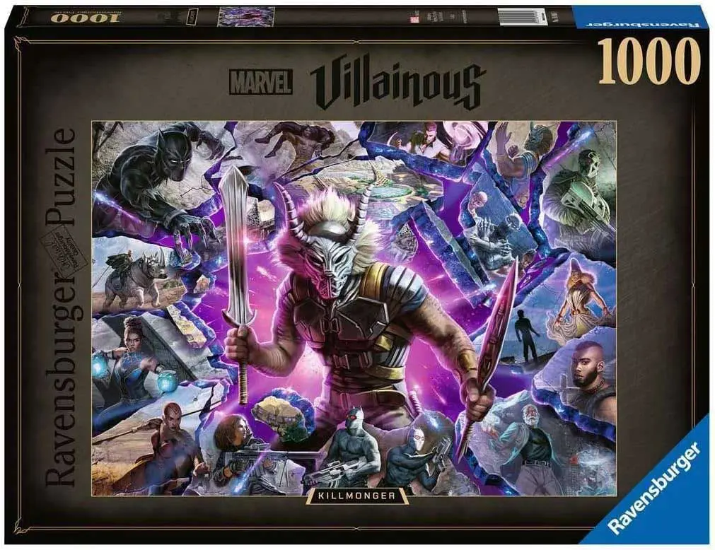 Puzzle 1000 delova Killmonger - Marvel Villainous Ravensburger 16906