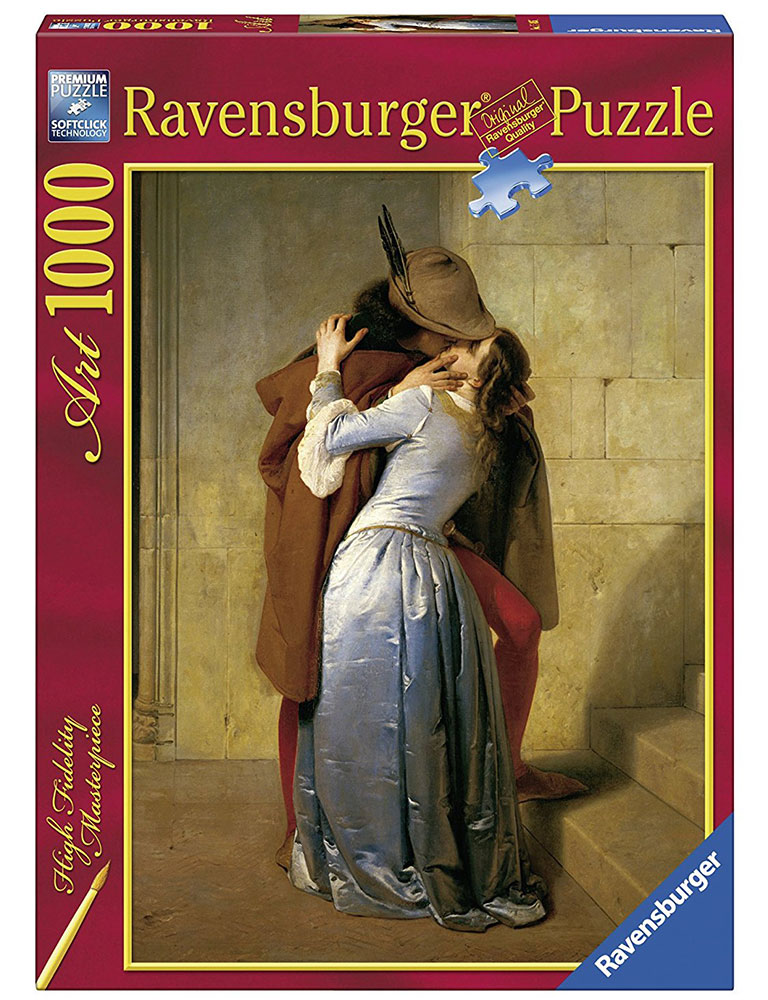 Ravensburger puzzle Art - Francesco Hayez -The Kiss 1000 delova RA15405