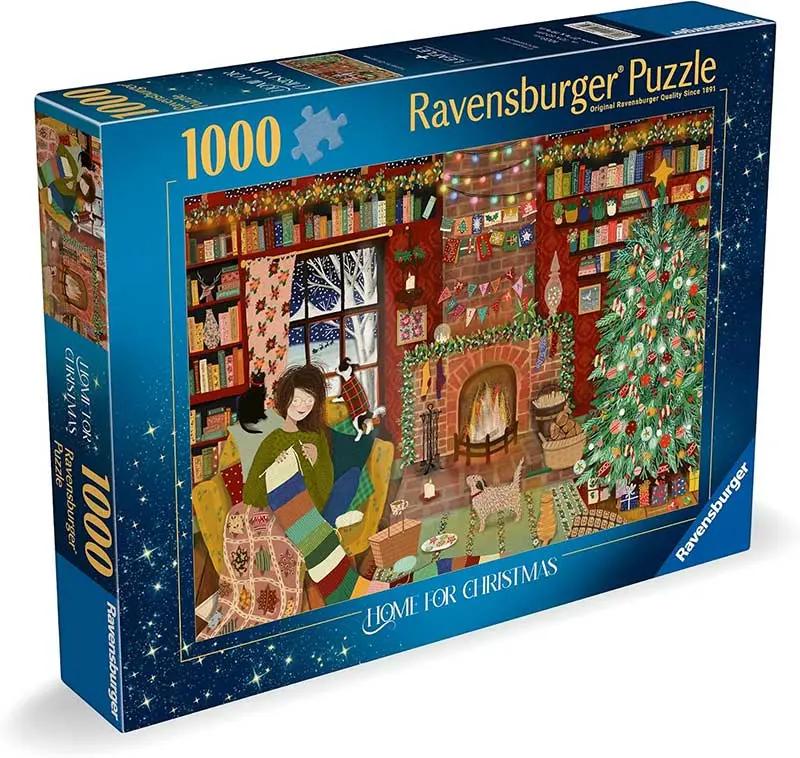 Puzzle 1000 delova Kod kuće za Božić Anđela Holand Ravensburger 12001465