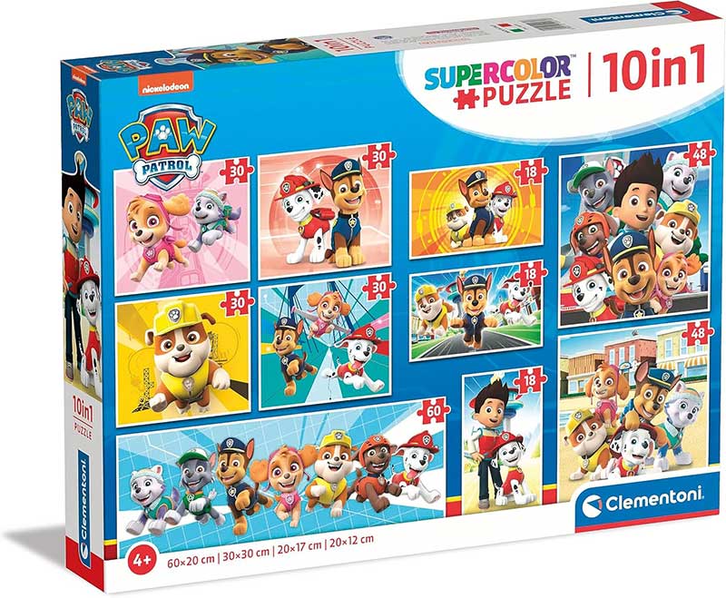 Puzzle slagalice 10u1 Patrolne šape Clementoni 20270