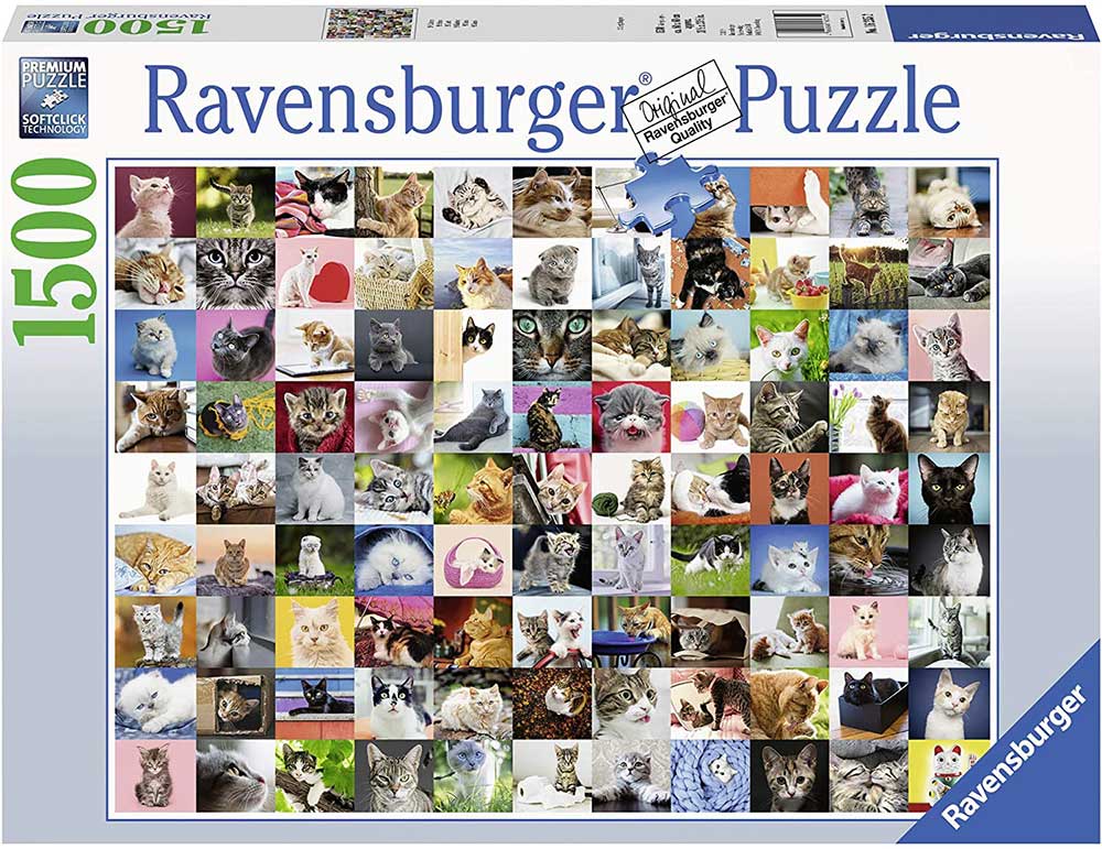 Puzzle Slagalica 1500 delova 99 Mačaka Ravensburger 16235