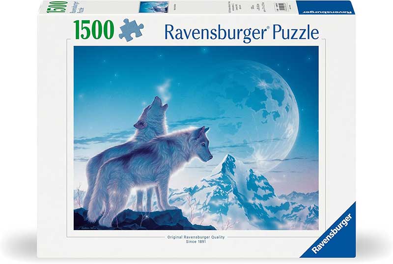 Puzzle slagalica 1500 delova Vukovi u zoru Ravensburger 12000702