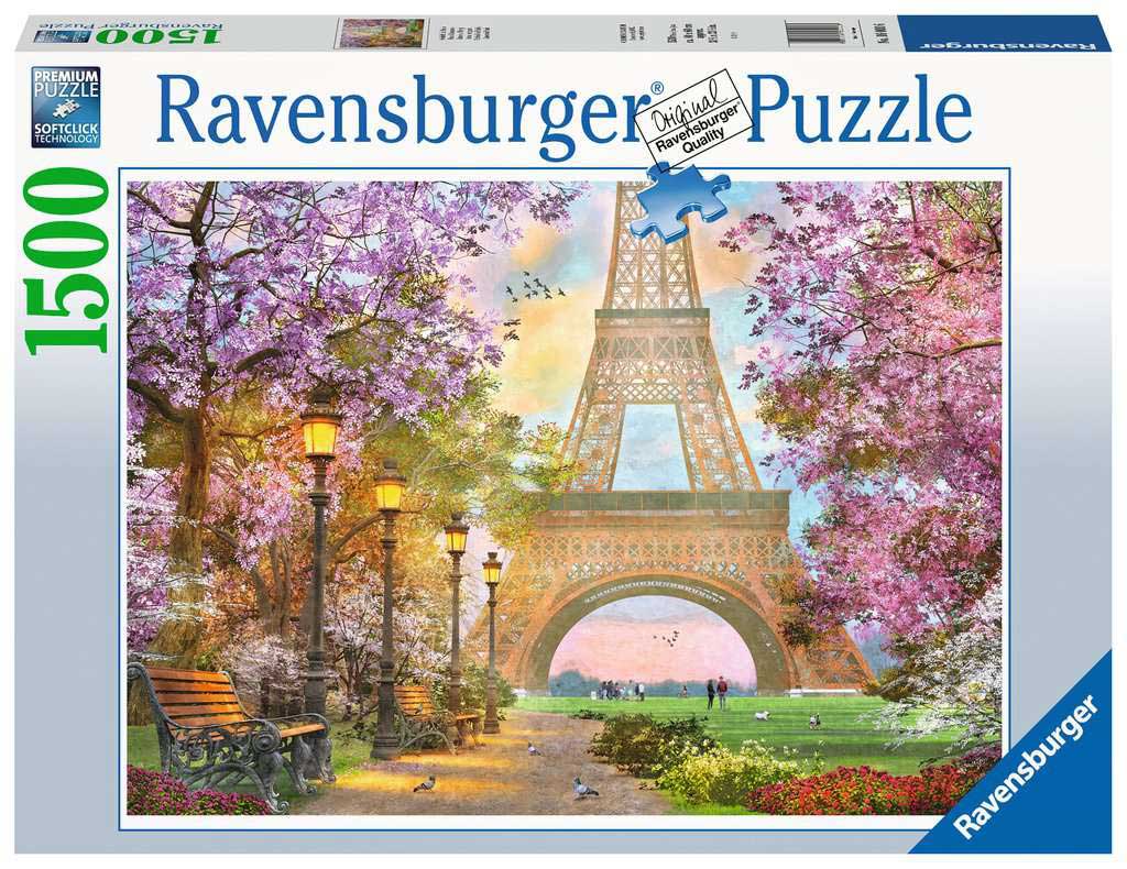 Puzzle Slagalica 1500 Romansa u Parizu Ravensburger