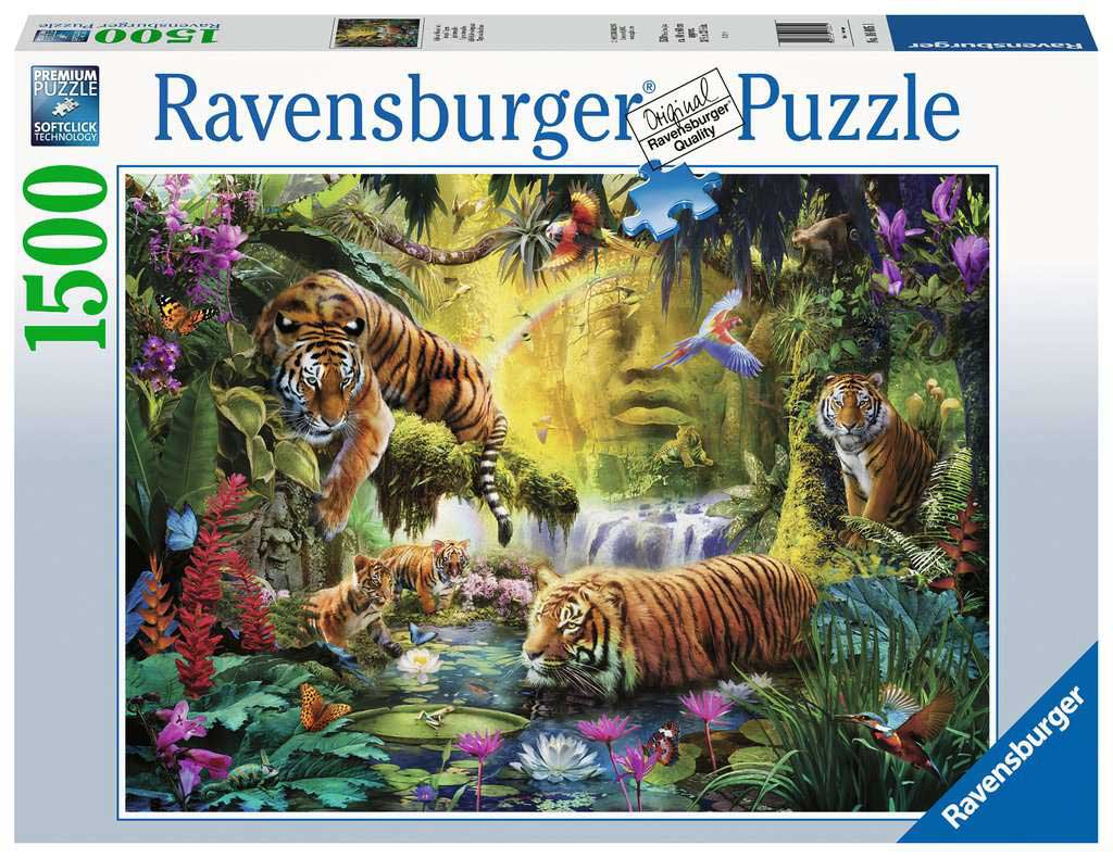 Puzzle Slagalica 1500 Smireni tigrovi Ravensburger