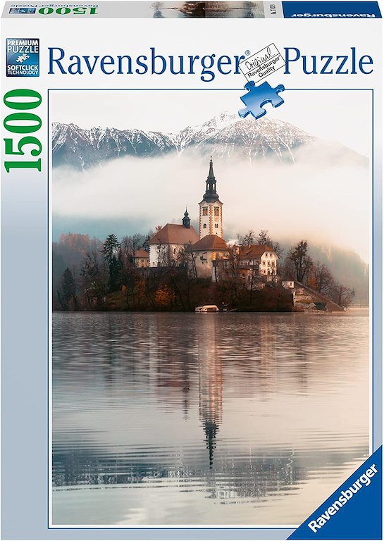 Ravensburger Puzzle slagalica Ostrvo želja Bled Slovenija 1500 delova 12000740