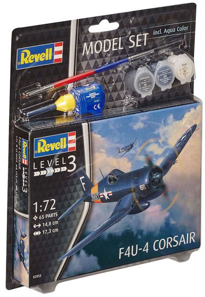 Revell maketa aviona sa priborom Model Set F4U-4 Corsair RV63955/5006