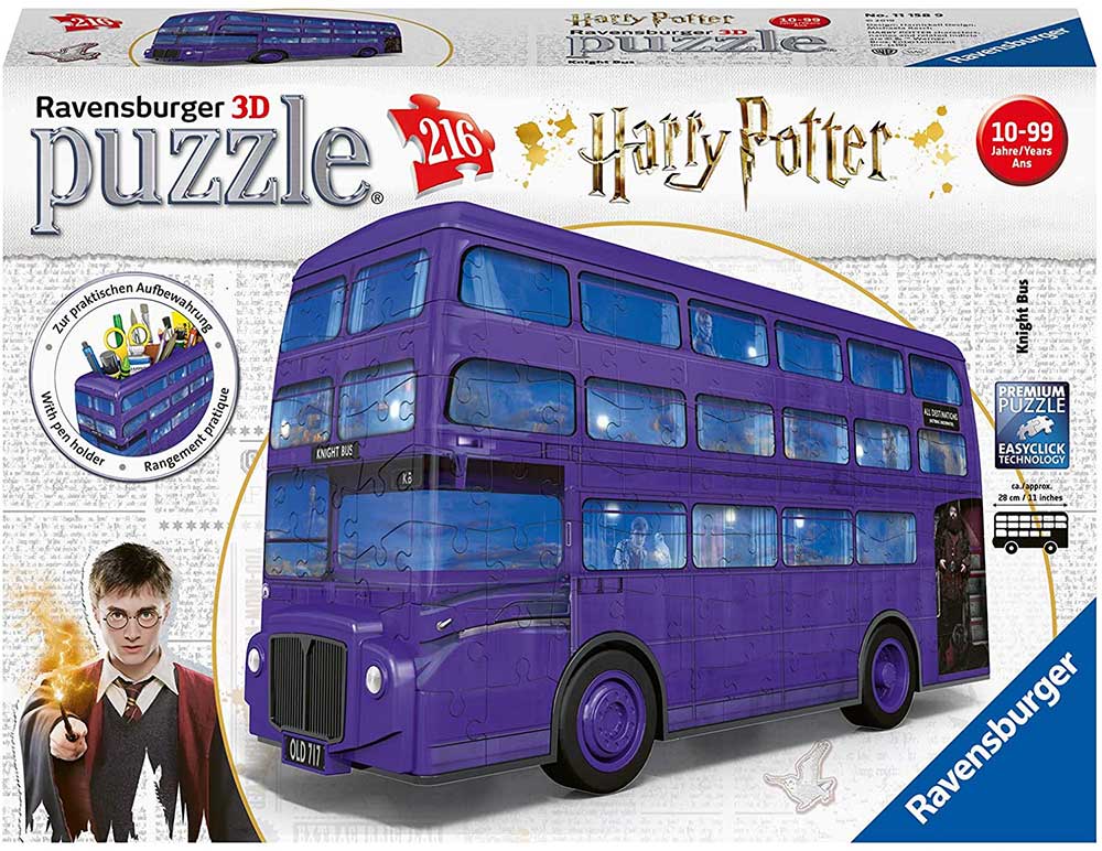 RAVENSBURGER 3d puzzle Kutija za olovke Knight Bus - HARI POTER RA11158