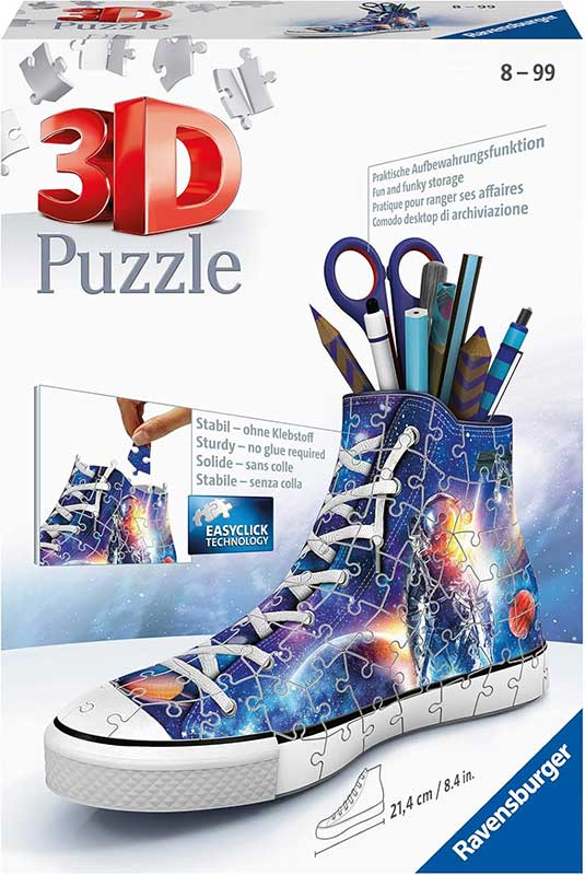 3D Puzzle slagalica 108 delova Patika Kutija za olovke Galaksija Ravensburger 11251