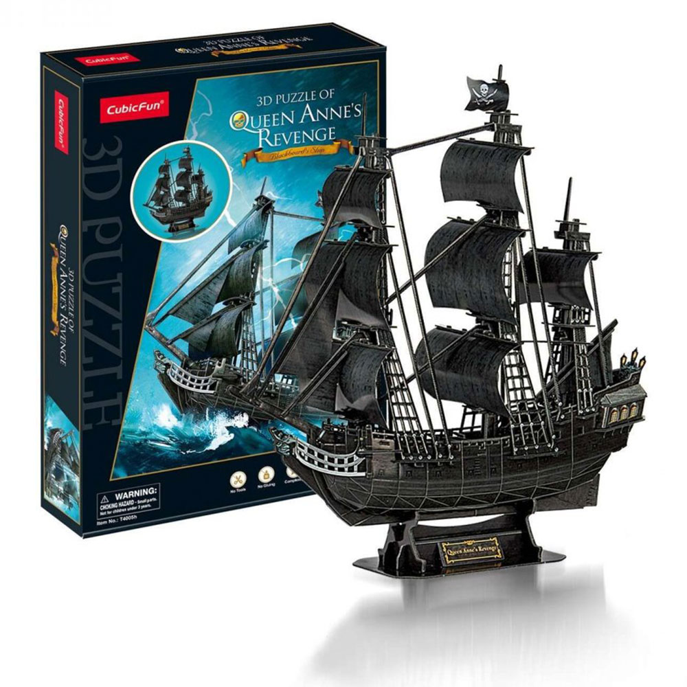 CUBIC FUN Maketa piratskog broda Queen Anne Revenge T4005h