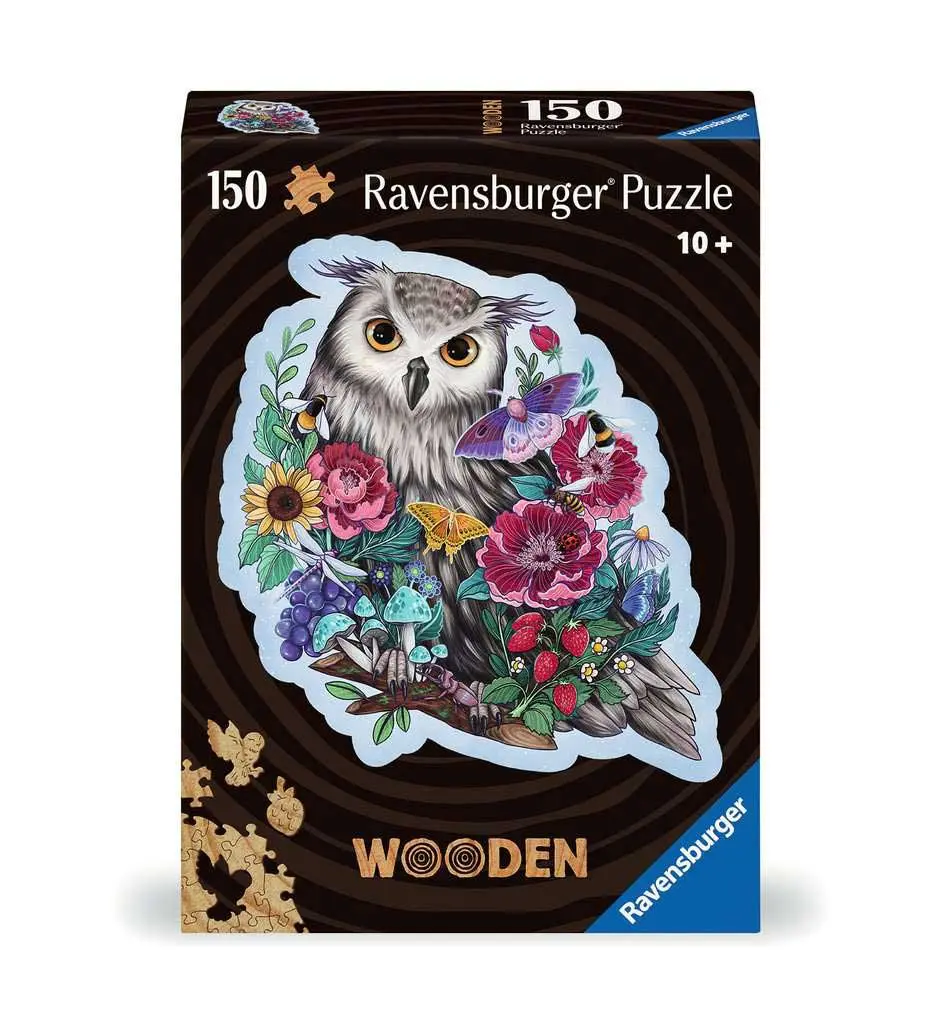 Drvene puzzle slagalica 150 delova Sova Ravensburger 17511