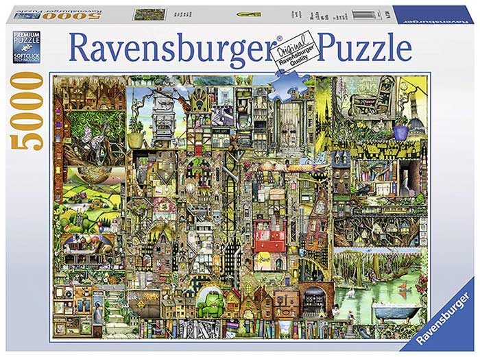 Puzzle 5000 delova - Bizarni grad Ravensburger 17430