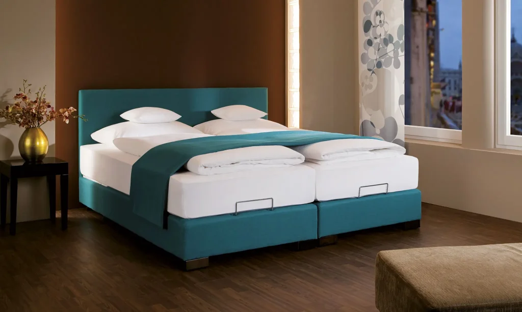 Boxspring krevet Royal Vario
Royal Vario – premium boxspring krevet sa dvostrukom elastičnošću i podizanjem uzglavlja