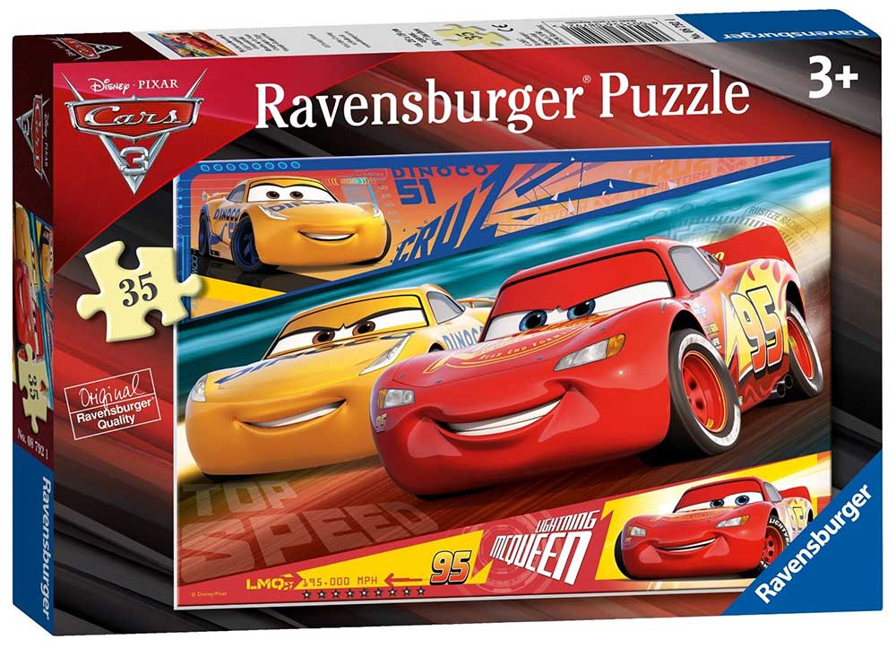 Ravensburger puzzle Dečije puzle - 35 - Disney - PIXAR - Cars 3 35 delova RA08792