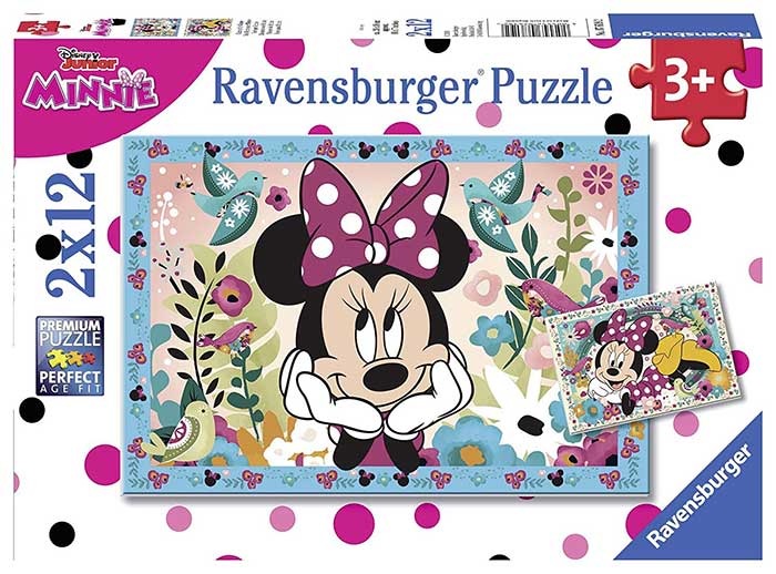 2u1 Slagalice Ravensburger - Flowers for Minnie 07619