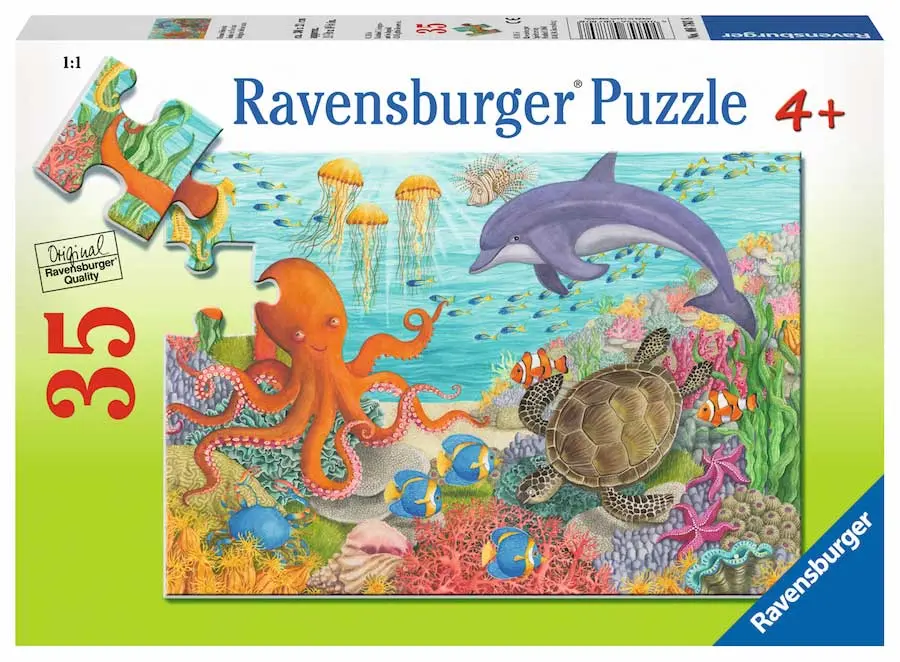 Ravensburger puzzle Dečije puzle - 35 - Životinje - Ocean Friends 35 delova RA08780