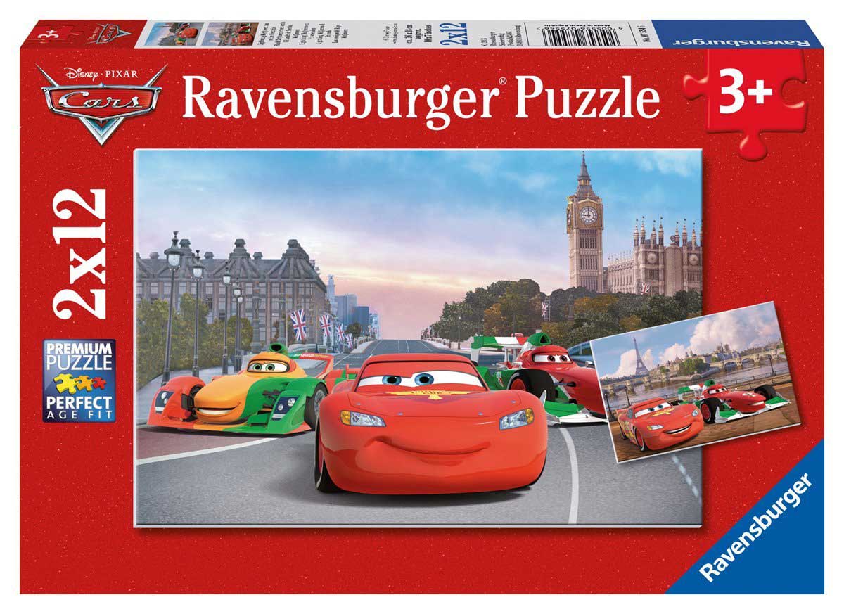Ravensburger puzzle Dečije puzle - 2x12 - Disney - PIXAR - Cars - Mc Queen and Friends 2x12 delova RA07554