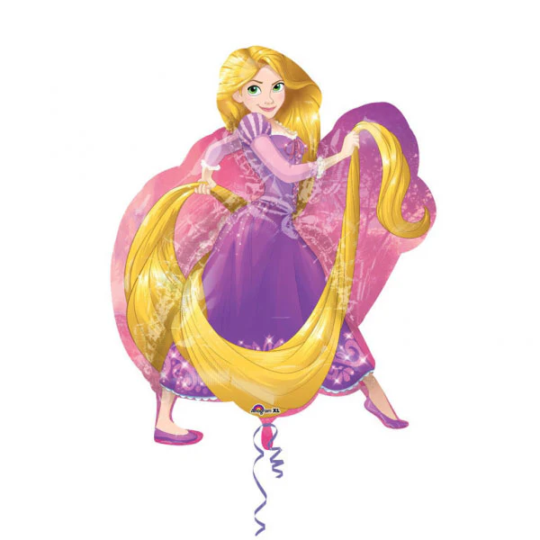 Rapunzel -Zlatokosa Folija balon