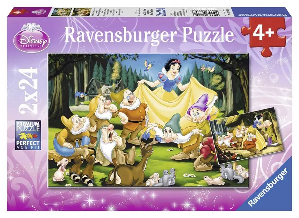 Ravensburger puzzle Snežana i 7 patuljaka 2x24 dela 01-088898
