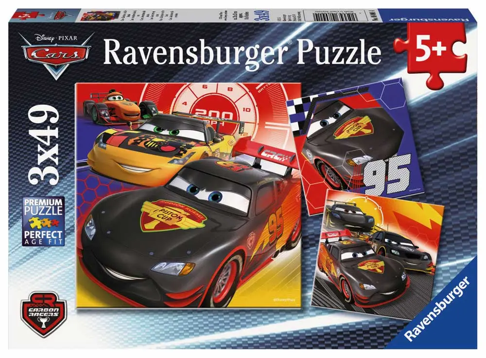 Ravensburger puzzle Dečije puzle - 3x49 - Disney - PIXAR - Cars - Adventure On The Road 3x49 delova RA08001