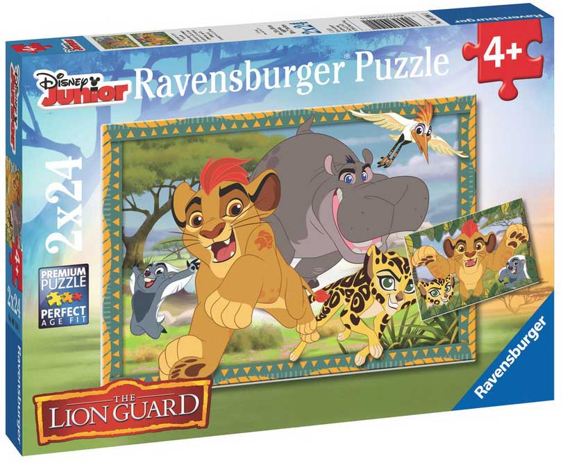 Ravensburger puzzle Dečije puzle - 2x24 - Disney - Disney Junior - The Lion Guard - Avanture u savani 2x24 delova RA09104