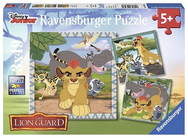 Ravensburger puzzle Dečije puzle - 3x49 - Disney - Disney Junior - The Lion Guard 3x49 delova RA09348