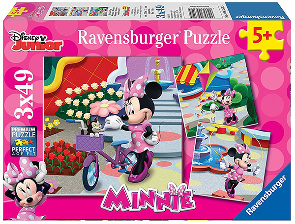 Ravensburger puzzle Dečije puzle - 3x49 - Disney - Disney Junior - Minnie Mouse 3x49 delova RA09359