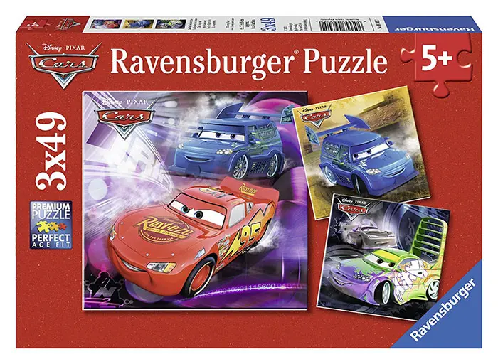 Ravensburger puzzle Dečije puzle - 3x49 - Disney - PIXAR - Cars 3 - Na trkačkoj stazi 3x49 delova RA09305