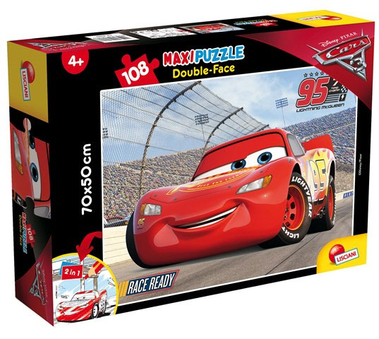 Lisciani Puzzle Disney Cars 3 Složi i oboji 2u1 108 delova 36467