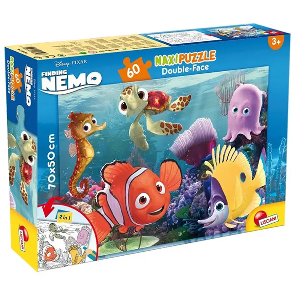 Lisciani Puzzle Nemo složi i oboji 2u1 60 delova 31708