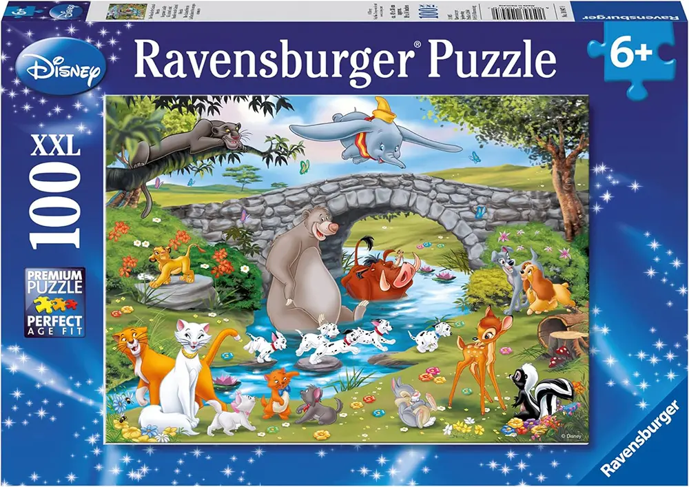 Ravensburger Puzzle slagalica 100 XXL delova Disney životinje su prijatelji 10947