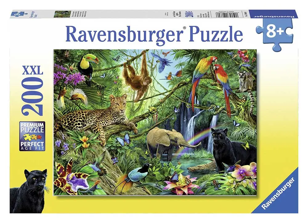 Ravensburger puzzle XXL - Životinje - Animals in the Jungle 200 delova RA12660