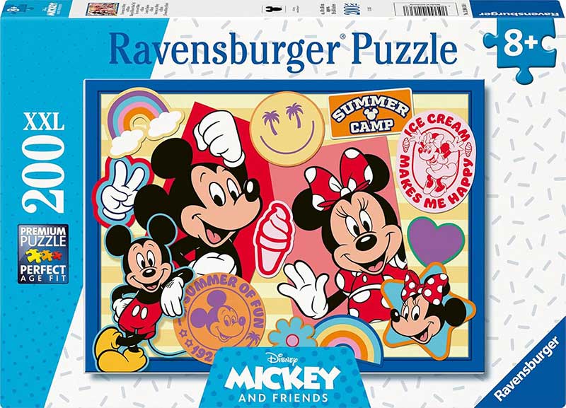 Puzzle slagalice za decu 200XXL delova Disney Mickey and Minnie Road trip Ravensburger 12004136