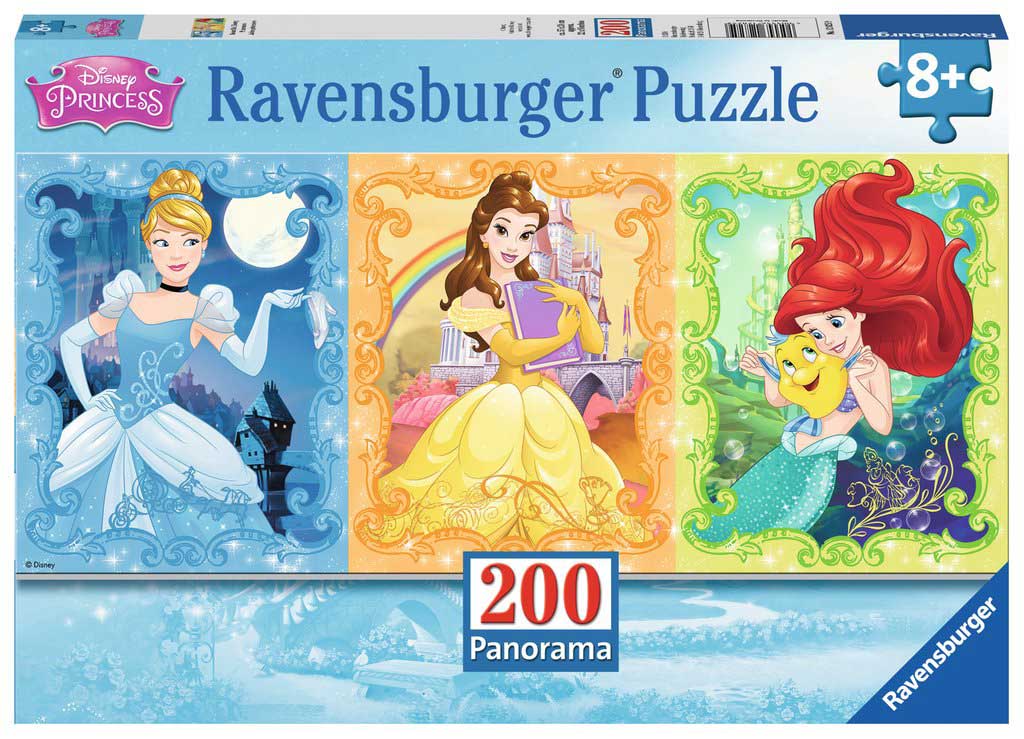 Puzzle 200 delova Disney Princess Ravensburger Panorama 12825