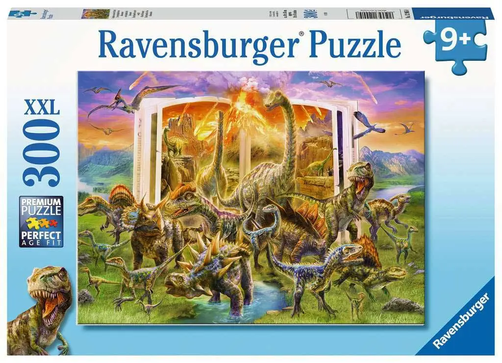 Puzzle 300 XXL delova Enciklopedija dinosaurusa Ravensburger 12905