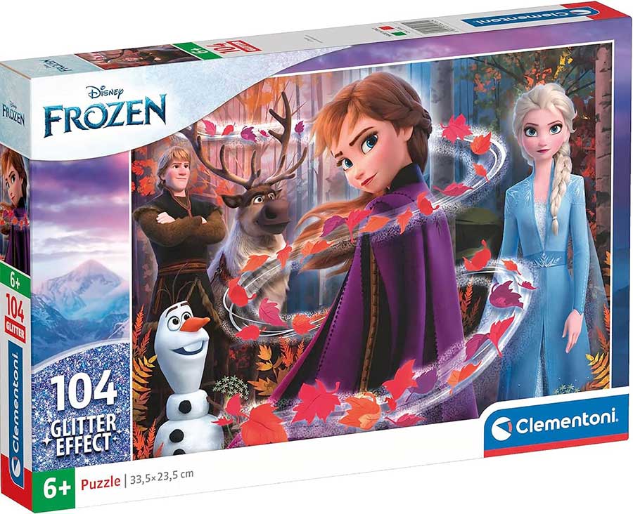 Puzzle slagalica 104 dela Frozen 2 Glitter Clementoni 20162
