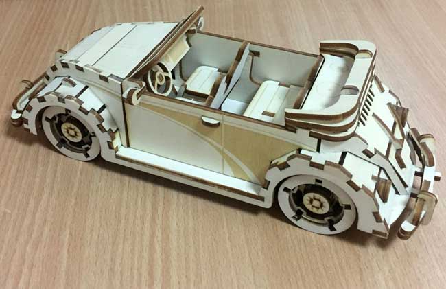 3D Maketa automobila VW Buba