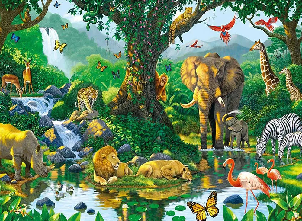 Ravensburger Slagalica 500 delova - Jungle Harmony 14171