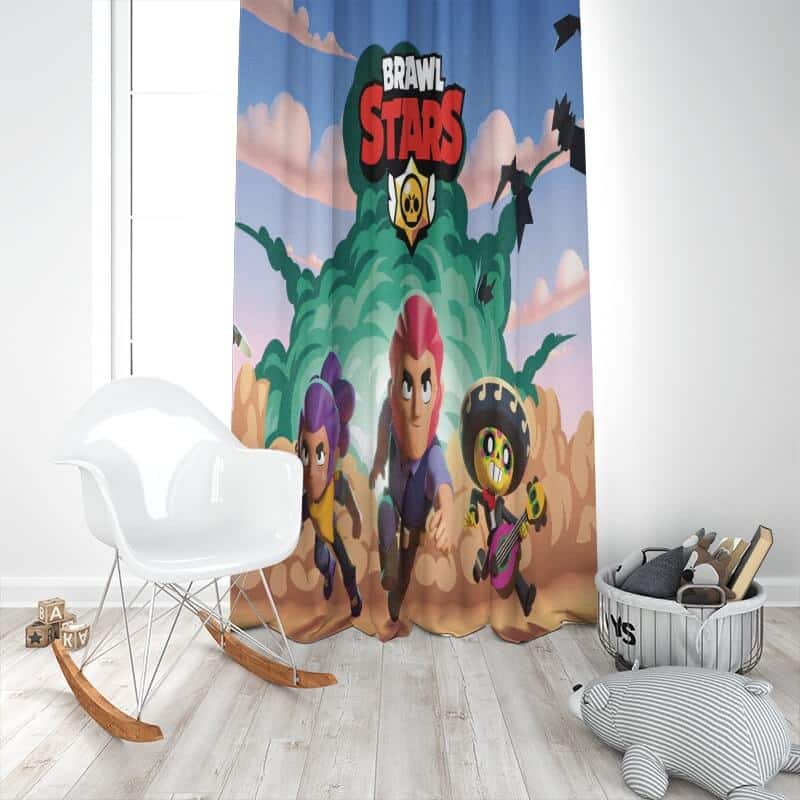 Dečiji draper Brawl Stars (Jedno krilo) – 140x250cm, D-064