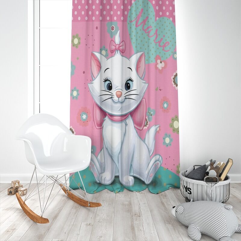 Dečiji draper Maca Aristocats (Jedno krilo) – 140x250cm, D-057