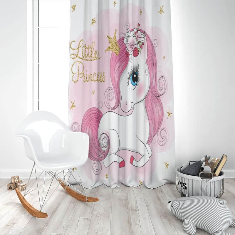 Dečiji draper Little Unicorn (Jedno krilo) – 140x250cm, D-013