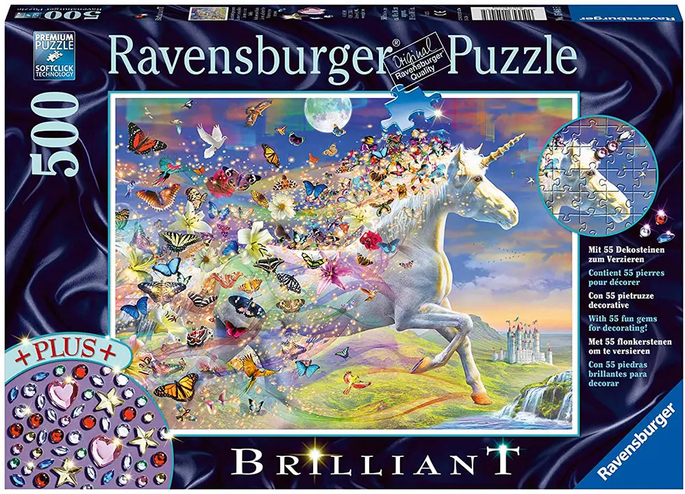 Ravensburger Puzzle Slagalica 500 - Brilliant - Jednorog 15046