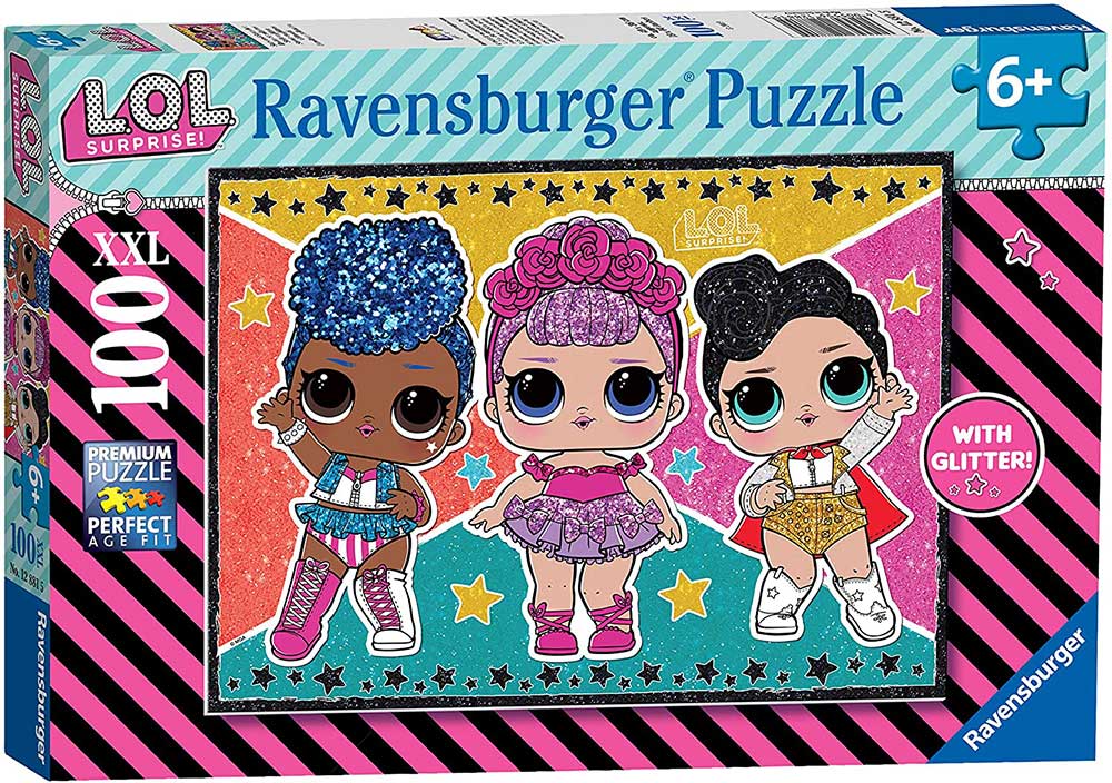 Glitter Puzzle 100 XXL delova LOL Iznenađenje Ravensburger 12881