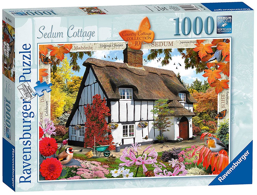 Ravensburger puzzle Kolekcija Country Cottage 10 - Sedum Cottage 1000 delova RA19651