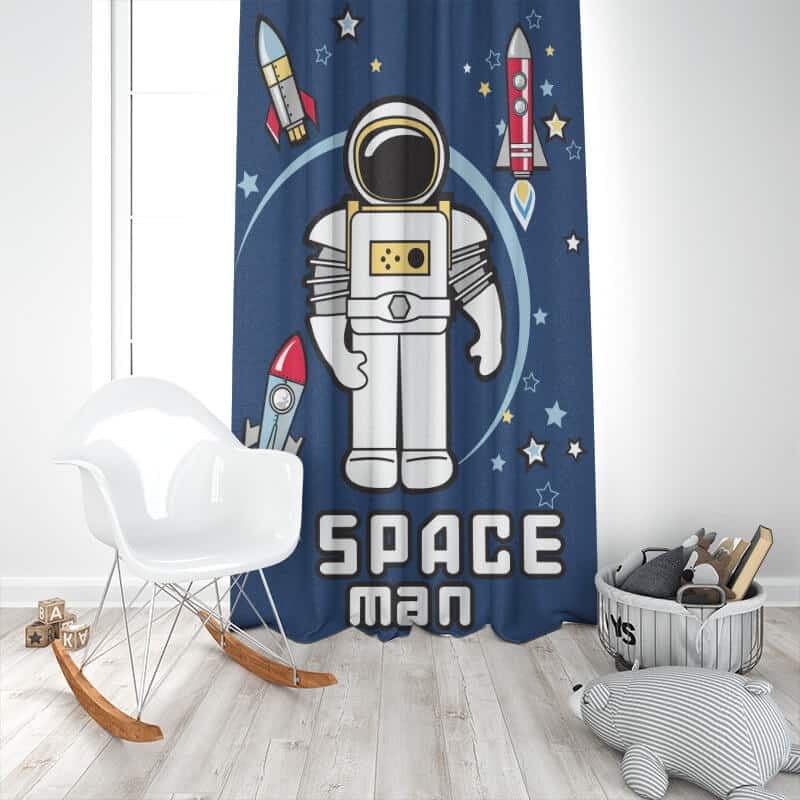 Dečiji draperSpaceman (Jedno krilo) – 140x250cm, D-008