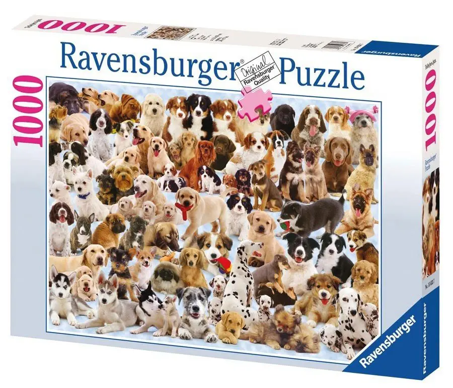 Ravensburger puzzle Životinje - Psi - Obilje pasa 1000 delova RA15633