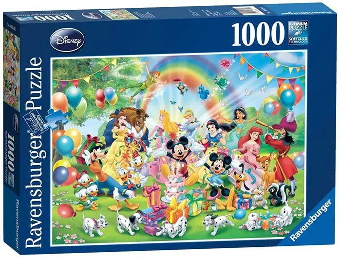 Ravensburger Puzzle 1000 delova - Disney - Mikijev rođendan 19019